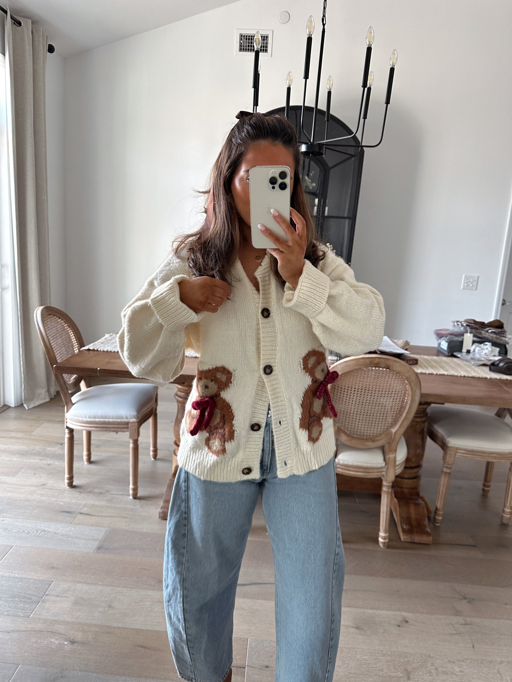 TEDDY BEAR CARDIGAN HOLIDAY LIMITED EDITION 🧸🤍 PRE-SALE – Yourdarlingstyle